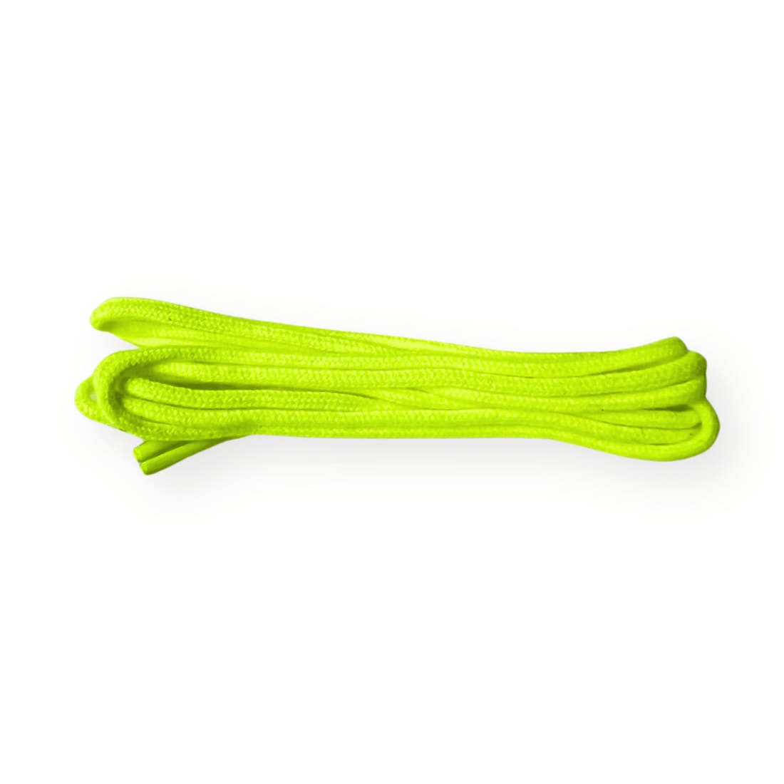 Lacets ronds et fins jaunes fluo 100 % coton - Norbert Bottier